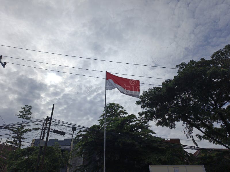 Indonesian state flag stock photo. Image of indonesian - 362605406