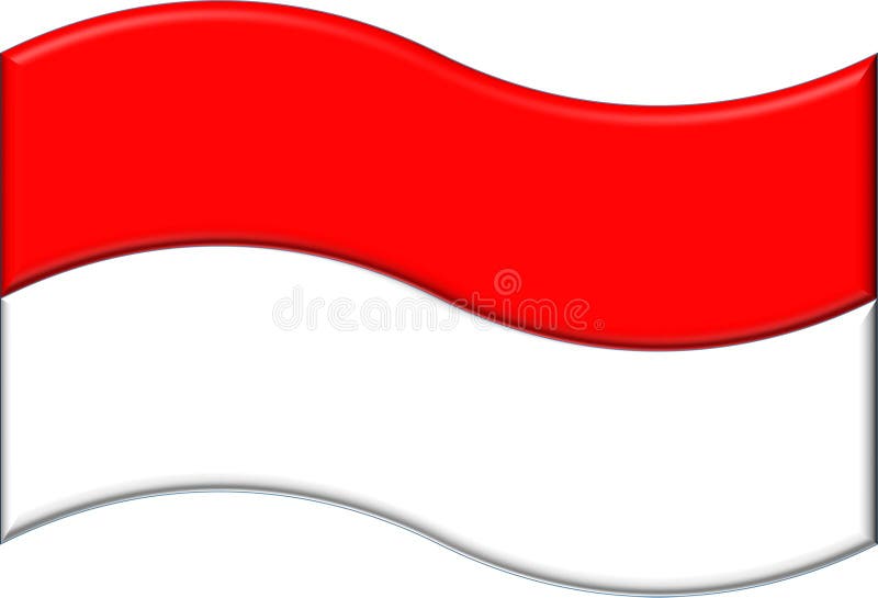 The Indonesian flag stock illustration. Illustration of celebration ...