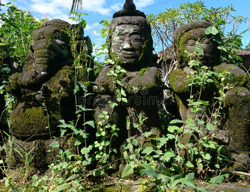 Indonesian statues stock photo. Image of handcraft, bali - 96555962