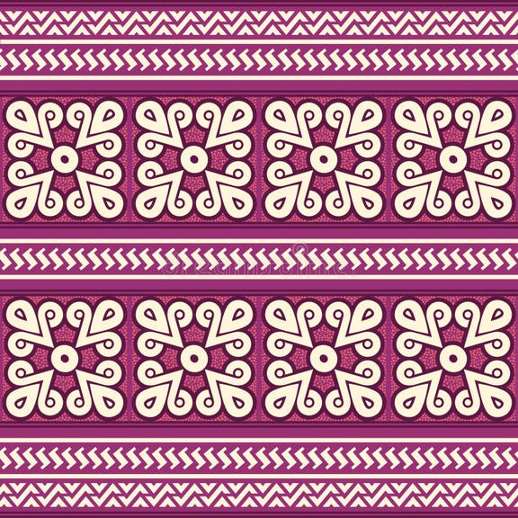 Indonesian Traditional Abstract Batik Pattern Stock Vector ...