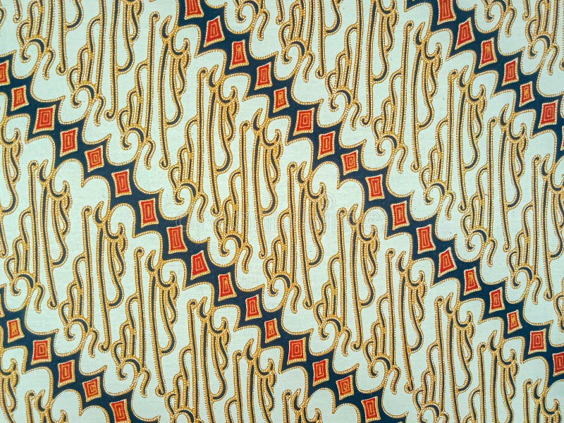 Indonesian Traditional Batik, Striped Batik Motif. Stock Photo - Image ...