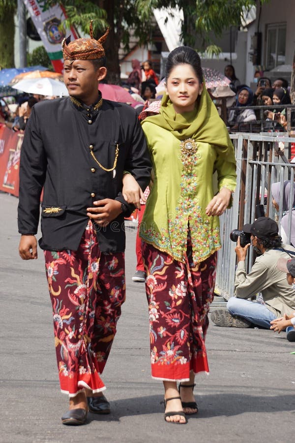 Indonesian with a Traditional Costume from East Java at BEN Carnival ...