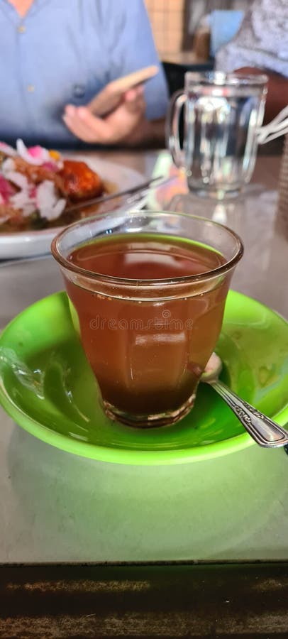 Indonesian Traditional Drink Bandrek Stock Image - Image of drink, hand ...