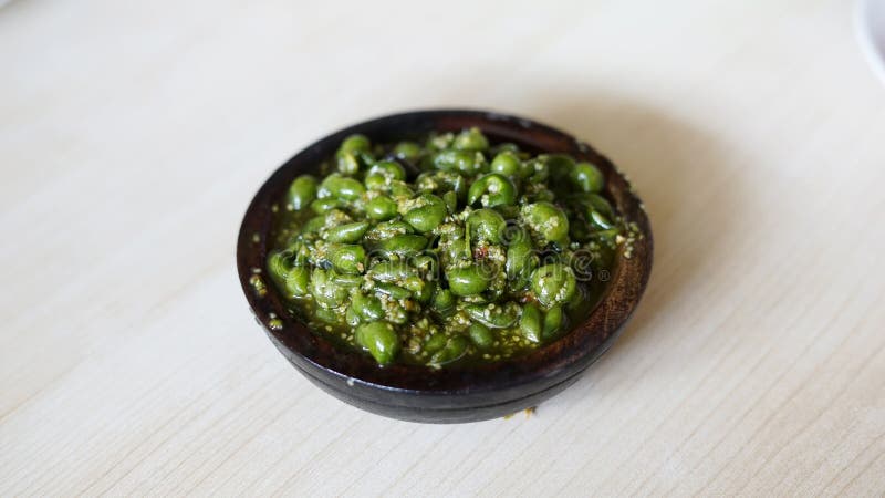 Indonesian Traditional Food is Called Karedok Leunca Stock Photo ...