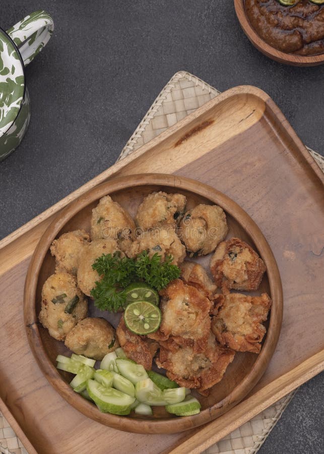 Indonesian Traditional Food on a Plate Called Batagor. Stock Photo ...