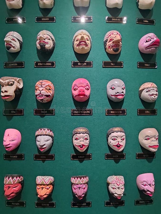 Indonesian Traditional Mask Editorial Stock Photo - Image of indonesian ...