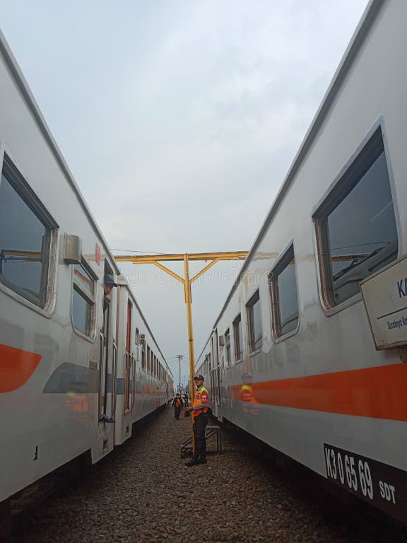 Indonesian Train.2 Sides of the Carriage Editorial Stock Image - Image ...