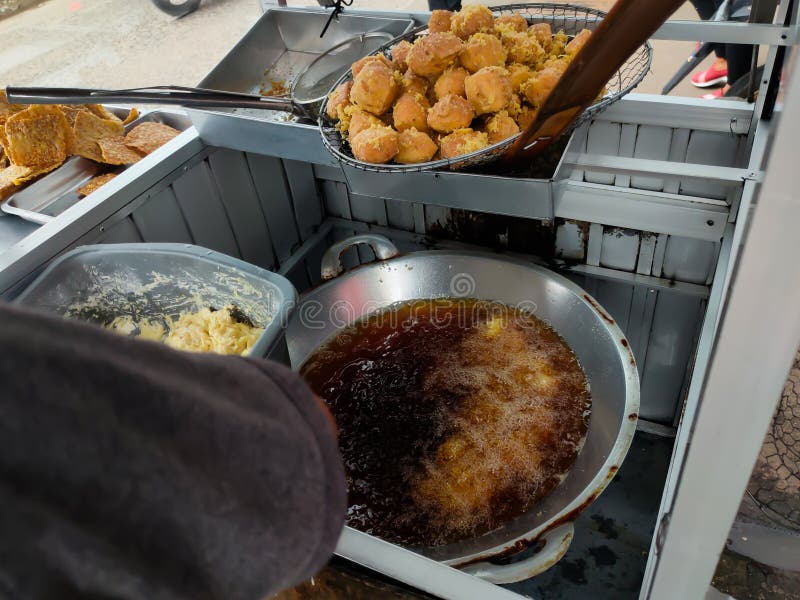 Indonesian Typical Snacks, Commonly Called "Gorengan" Stock Image ...