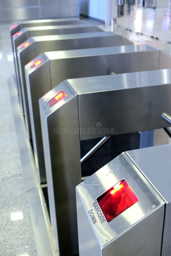 Indoor Access Control System Closeup Stock Photo - Image of light ...