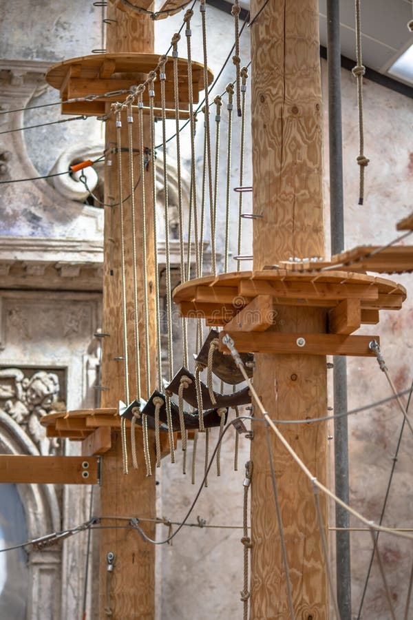 Indoor adventure park stock image. Image of play, adventure - 142393419