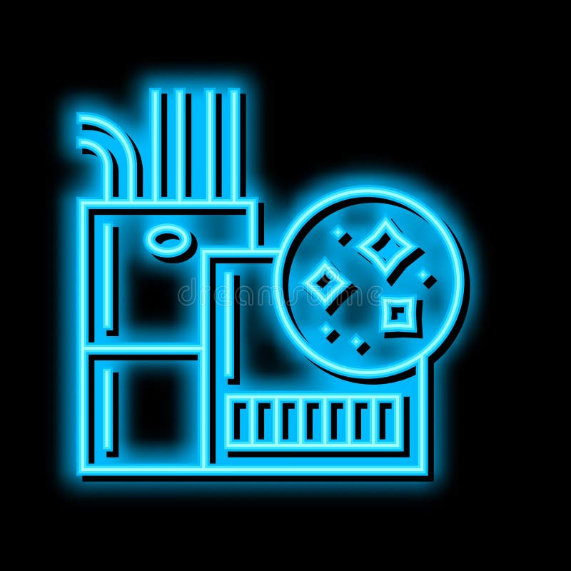 Indoor Air Quality Neon Glow Icon Illustration Stock Vector ...