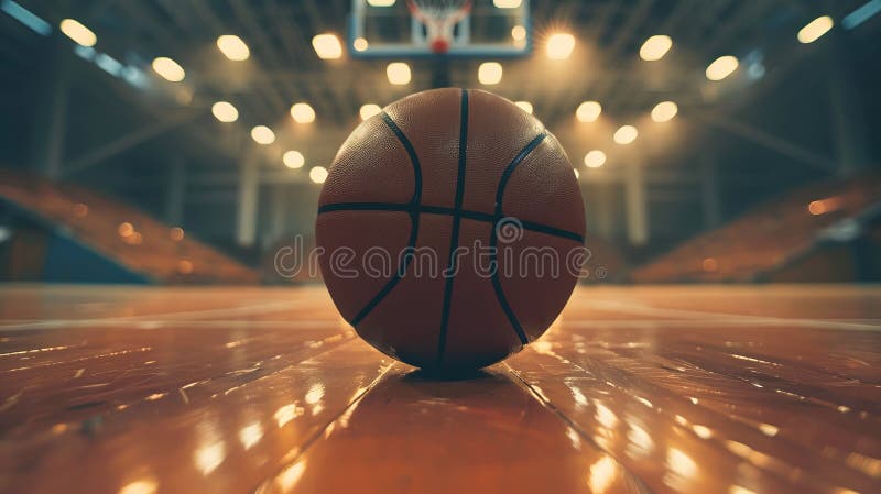 Indoor Basketball Selection Stock Illustration - Illustration of ...