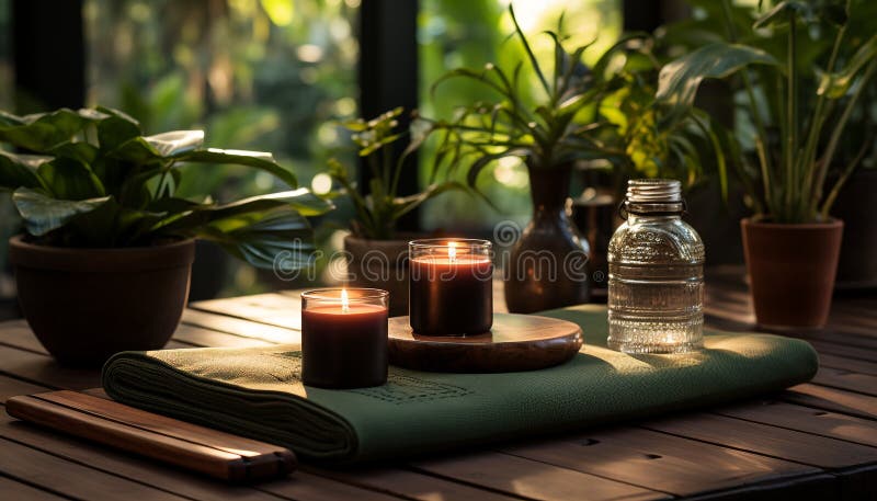 Indoor Candlelight Creates Tranquil, Luxurious and Comfortable Ambiance ...