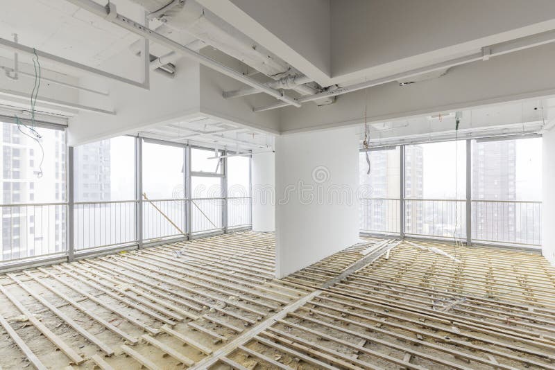 Indoor construction site stock photo. Image of work, structure - 94723472