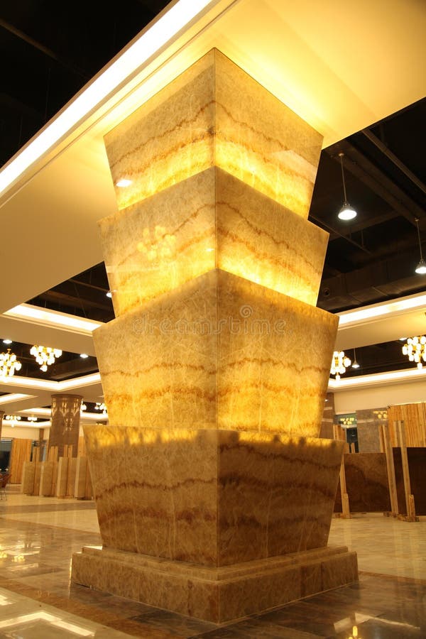 Transparent Stone Craftsmanship, Stone Lighting Fixtures, Lamp Columns ...