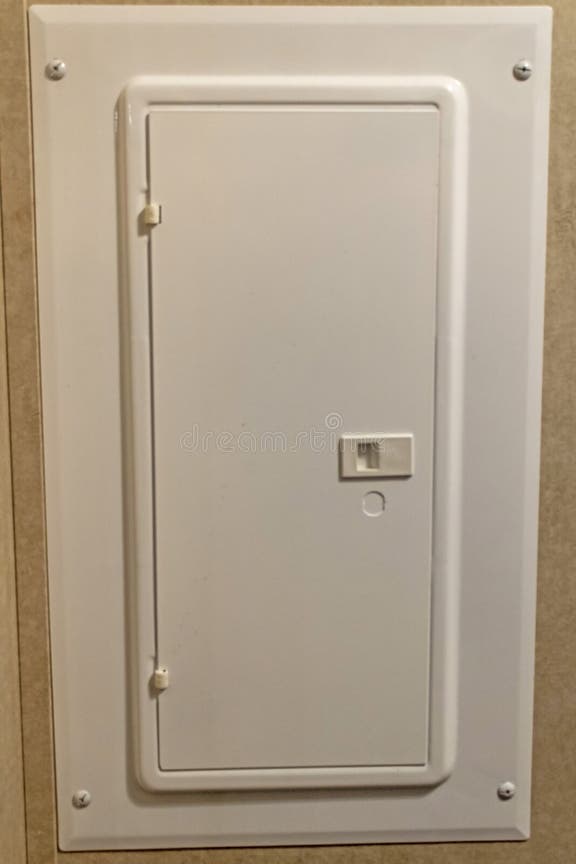 Indoor Electrical Breaker Panel Stock Photo - Image of panel, grid ...