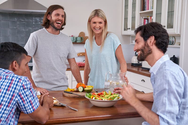 Indoor friends gathering stock image. Image of happy - 51971679