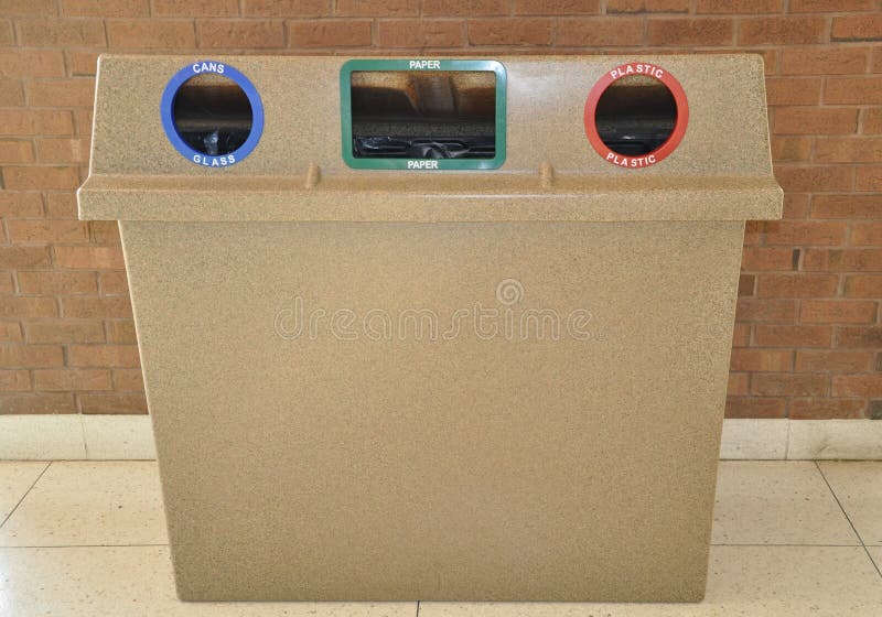 Indoor garbage bin stock image. Image of empty, cans - 37406811