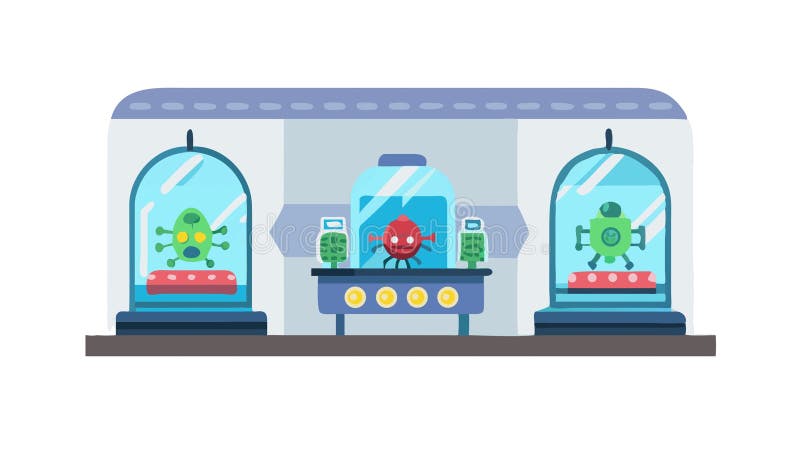 Indoor Garden Laboratory, Controlled Environment Cultivation, Vector ...