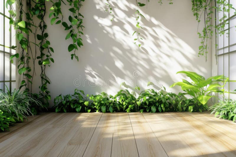 Indoor Garden Space with Bright Light and Fresh Atmosphere, Botanical ...