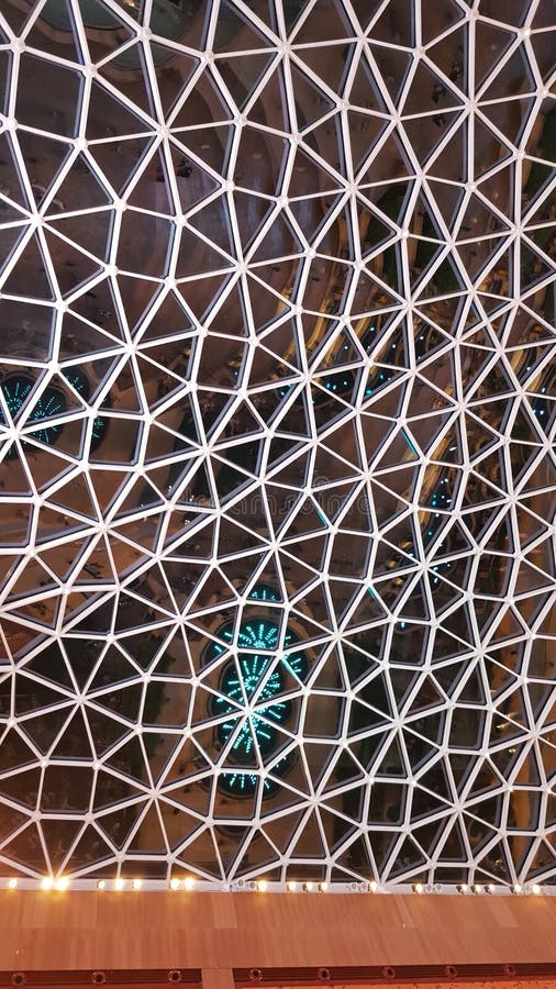 Indoor Glass Doom Reflections Stock Image - Image of design, indoor ...