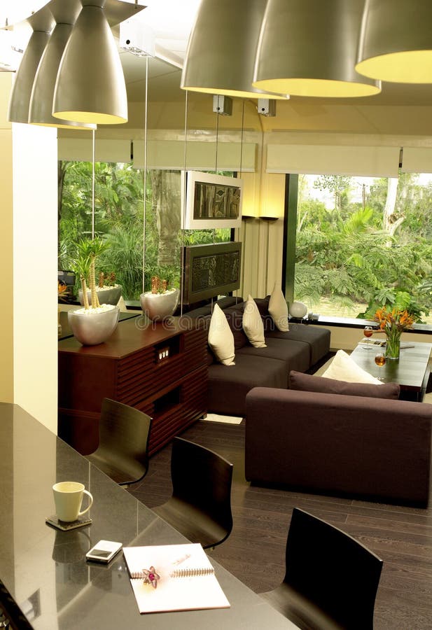 Indoor home design stock photo. Image of kitchen, design - 71592456