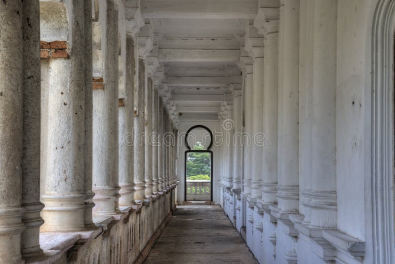 Indoor Scene of the Architectural Structure of the Deserted Colonial ...