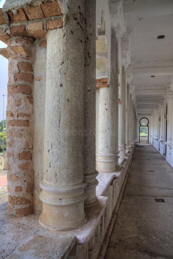 Indoor Scene of the Architectural Structure of the Deserted Colonial ...