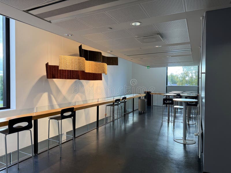 Indoor Interior Background. Desk, Chair and Window Stock Photo - Image ...