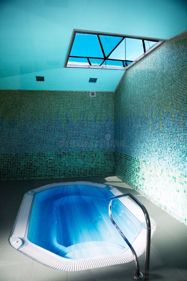 Indoor jacuzzi stock image. Image of leisure, decorative - 19994069