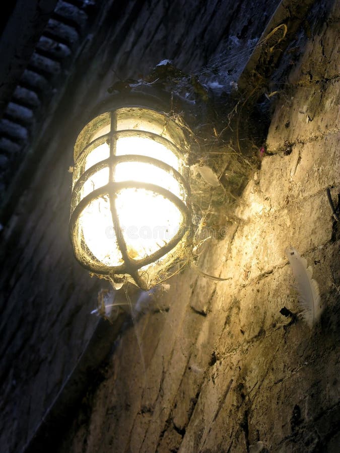 Prison Light Bulb stock photo. Image of alcatraz, location - 17762356