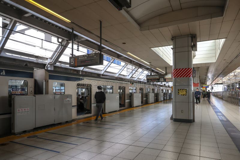 Indoor Mall with Shops and Digital Display Boards, Tokyo Dec 8 2024 ...