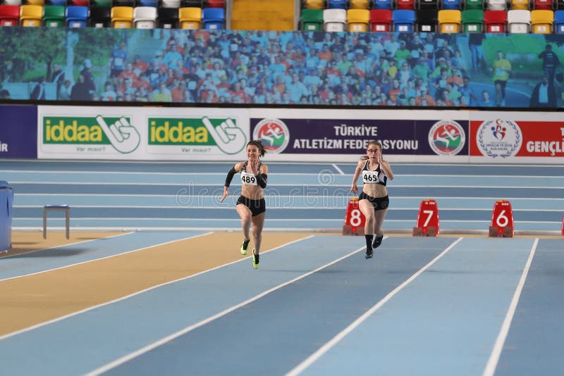 Indoor Olympic Trial Competitions Editorial Stock Photo - Image of ...