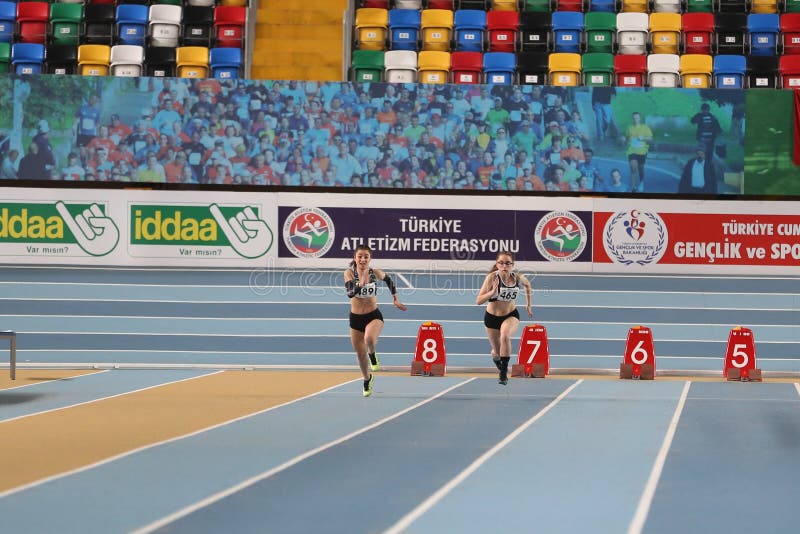Indoor Olympic Trial Competitions Editorial Stock Photo - Image of ...
