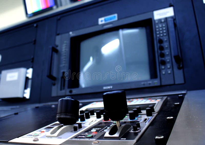 Broadcasting Studio editorial stock image. Image of community - 119278919