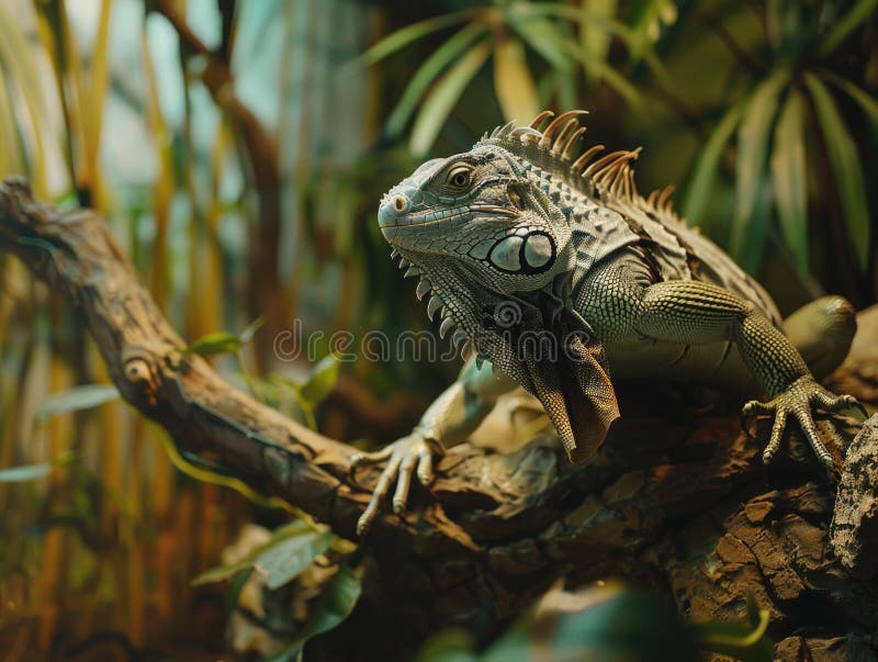 Indoor Pet Lizard stock image. Image of animal, plant - 371780397