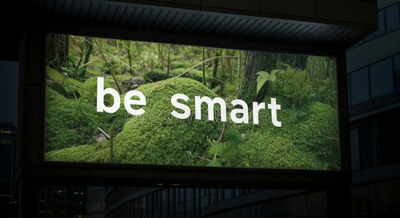 Inspirational Quotes on Billboard Stock Illustration - Illustration of ...