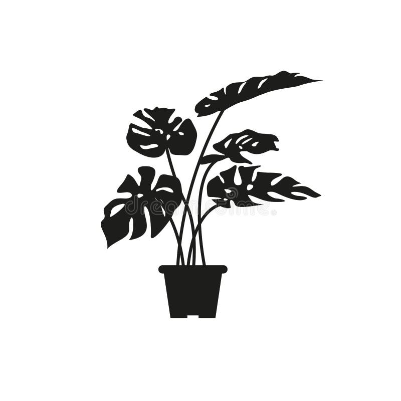 Indoor Plant Icon. Simple Vector Illustration On A White Background ...