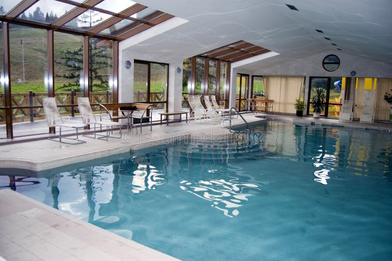 Indoor swimming pool stock image. Image of calm, health - 21607541