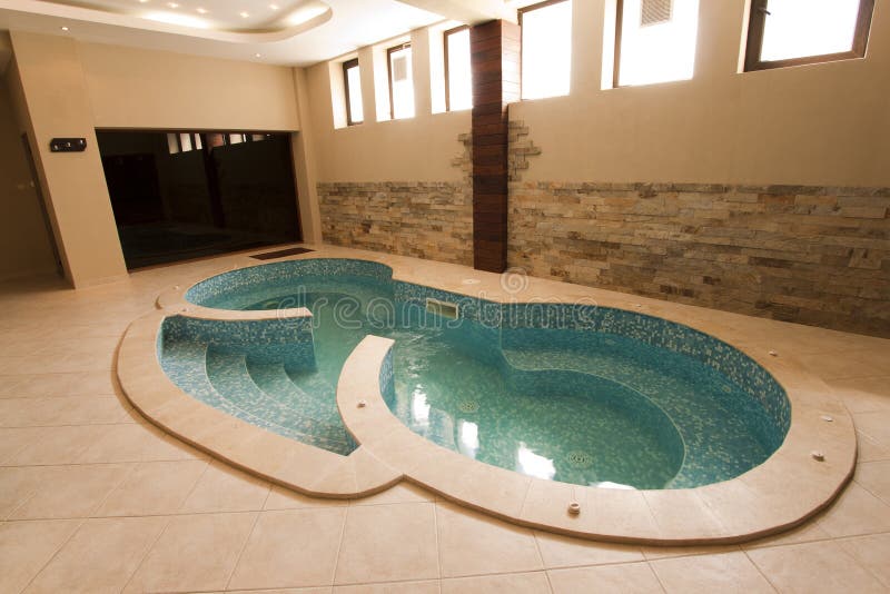 Indoor pool stock image. Image of luxury, exposure, refreshing - 19950587