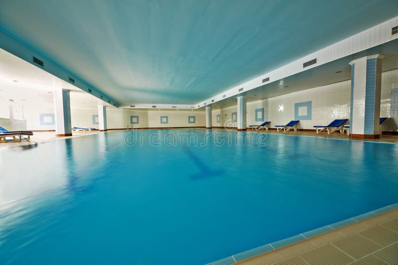 Large indoor swimming pool stock image. Image of professional - 20570837