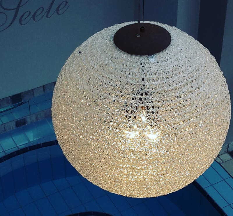 Indoor pool lamp stock image. Image of light, indoor - 179915103