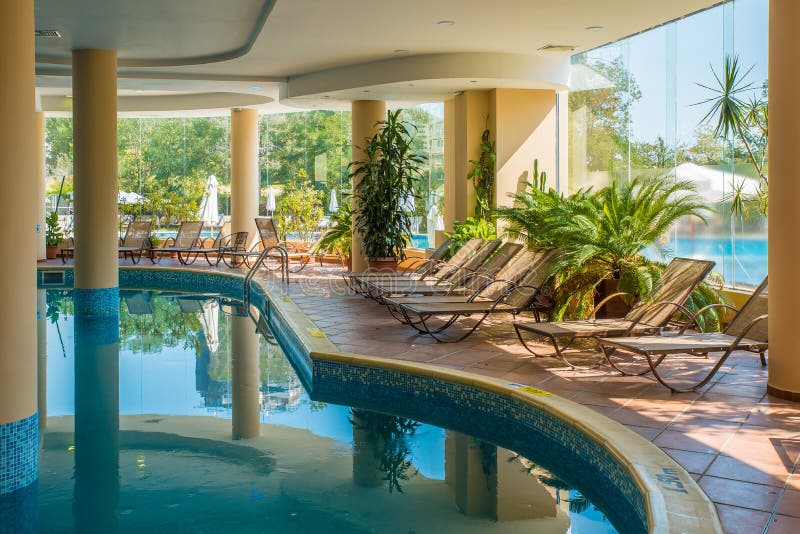 Scenic indoor garden area stock image. Image of flora - 17120761