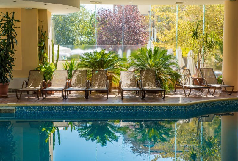 Scenic indoor garden area stock image. Image of flora - 17120761