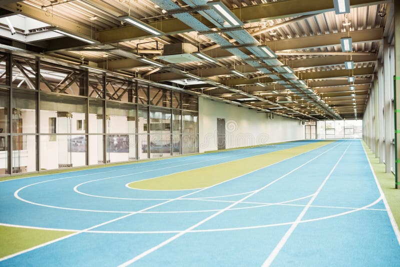Indoor running track stock image. Image of activity, care - 60826757