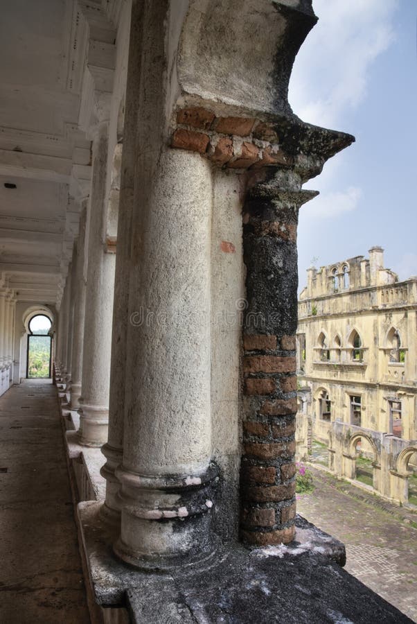 Indoor Scene of the Architectural Structure of the Deserted Colonial ...