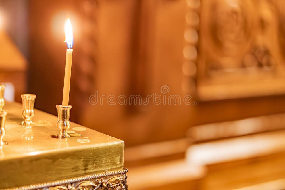 Indoor Scene with Religious or Spiritual Setting, Featuring a Table ...