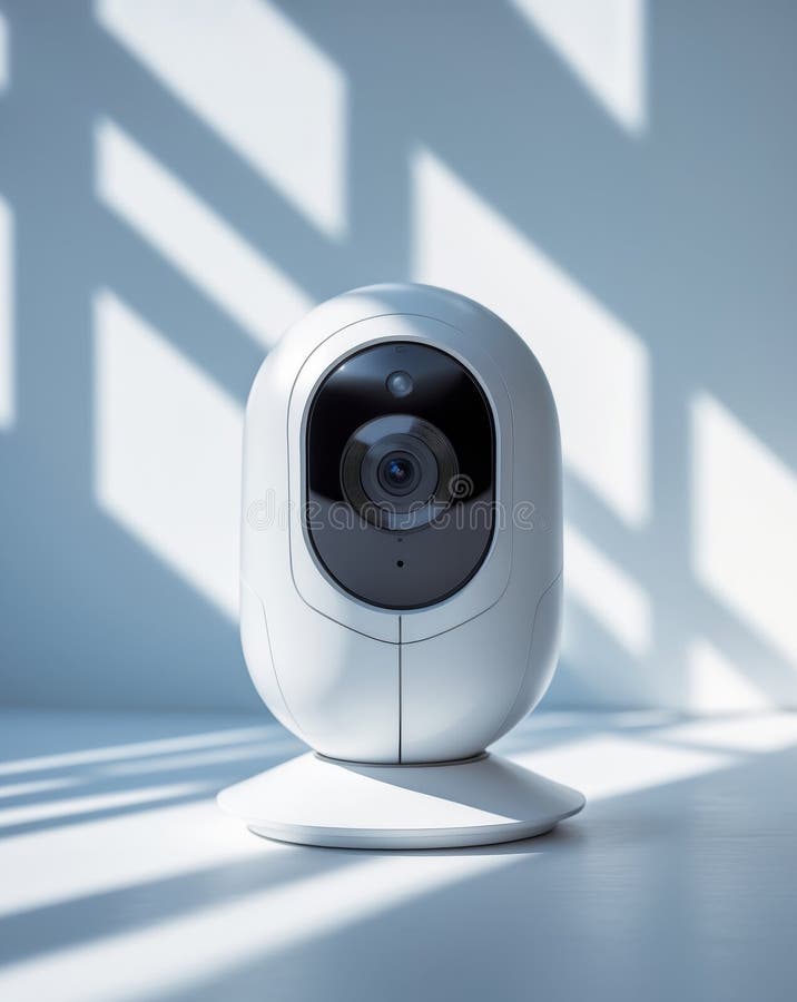 Indoor Security Camera with Shallow Depth of Field Stock Image - Image ...