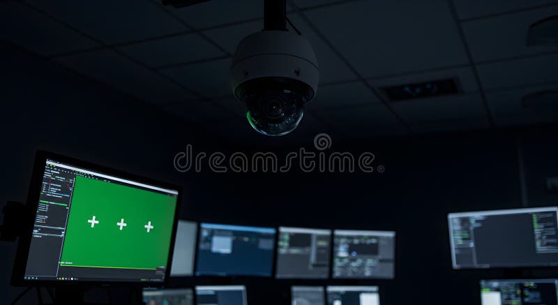 Indoor Security Surveillance System Monitoring with Camera and Display ...