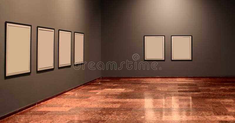 Empty exhibition house stock photo. Image of flower, large - 17566684